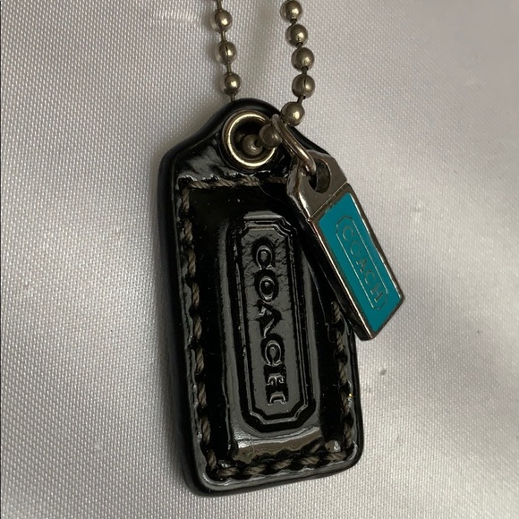 Coach | Bags | Coach Tag Black Coach Tag Metal Mini Set Of 2 | Poshmark